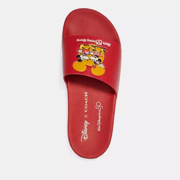 Coach | Shoes | Disney X Coach Sport Slide With Mickey Mouse And Minnie ...